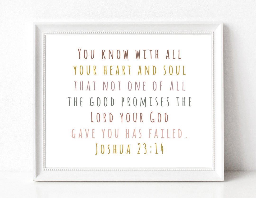 Kids Scripture Art, Boho Kids Room, Bible Verse Wall Art, Bible Verse ...