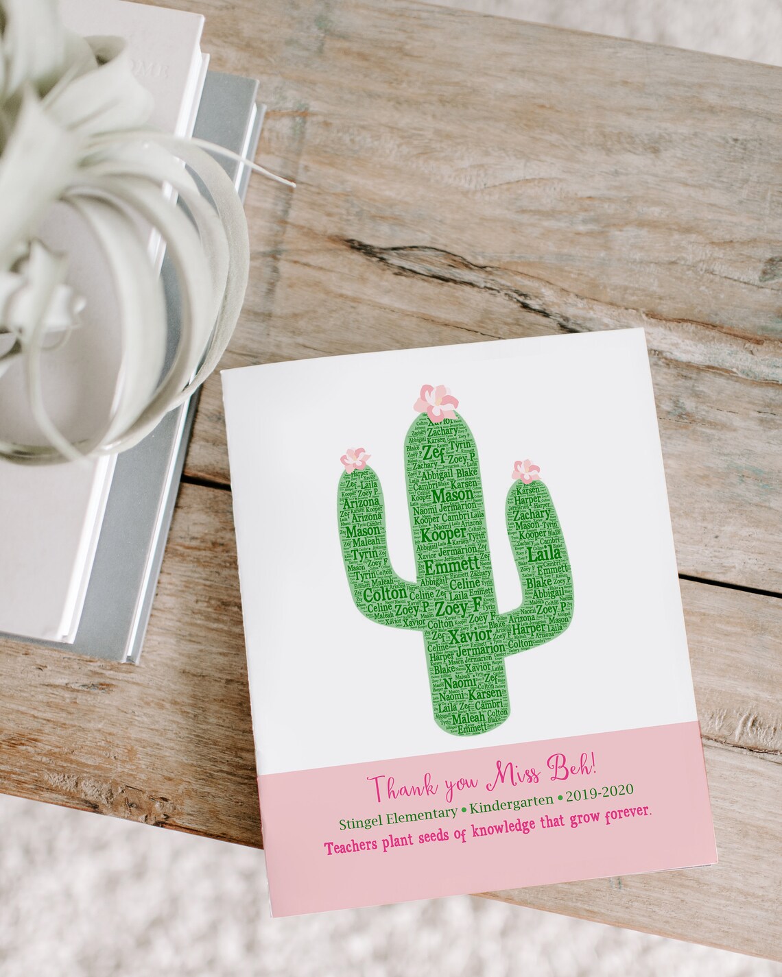TEACHER Gifts Cactus Teacher Appreciation Gift Print - Etsy