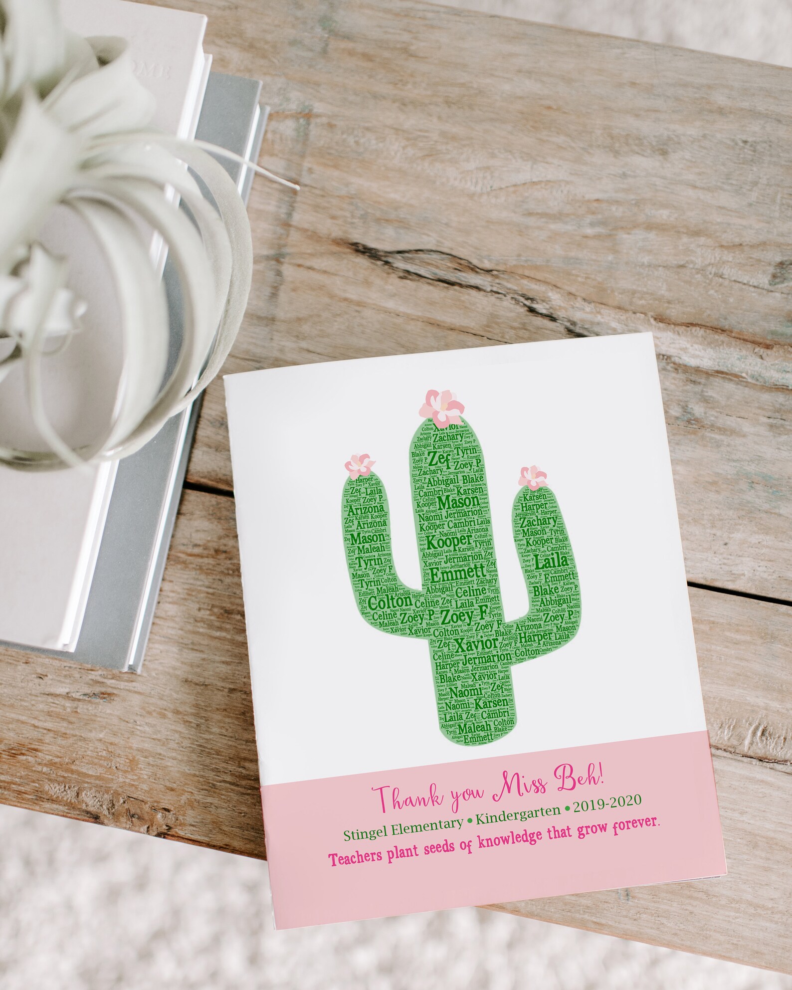 TEACHER Gifts Cactus Teacher Appreciation Gift Print - Etsy
