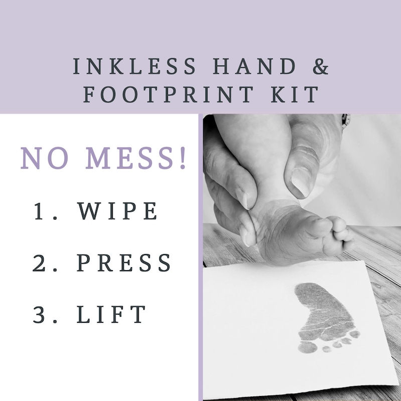 Baby Inkless Print Hand and Footprint Kit - Etsy