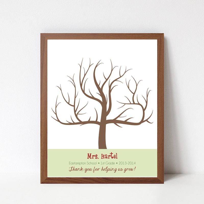 Diy Fingerprint Tree - Etsy