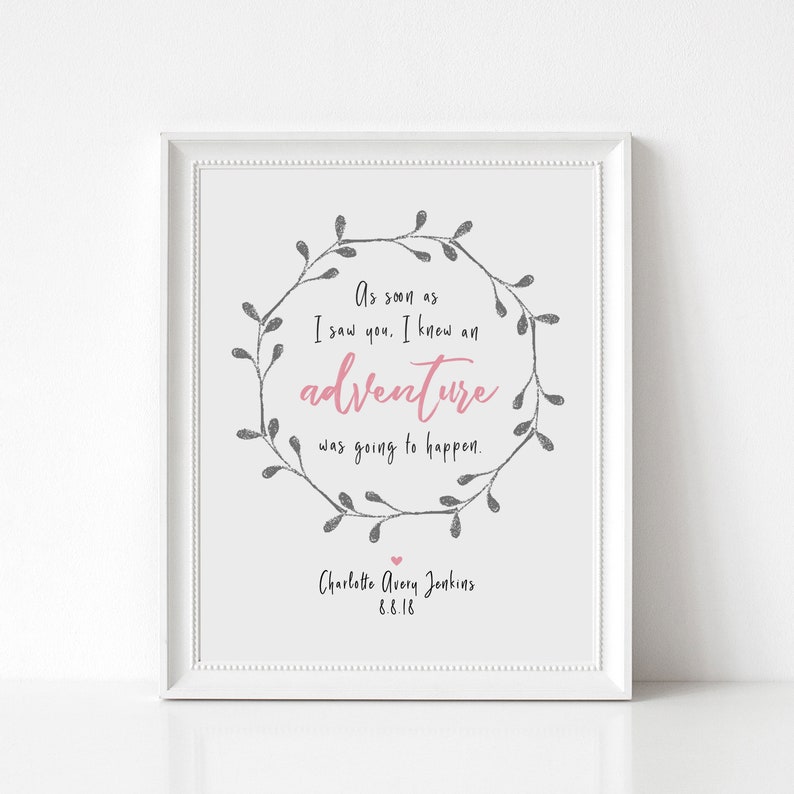 ADOPTION Gifts, Adoption Sign, Personalized Adoption Print, Gift for ...
