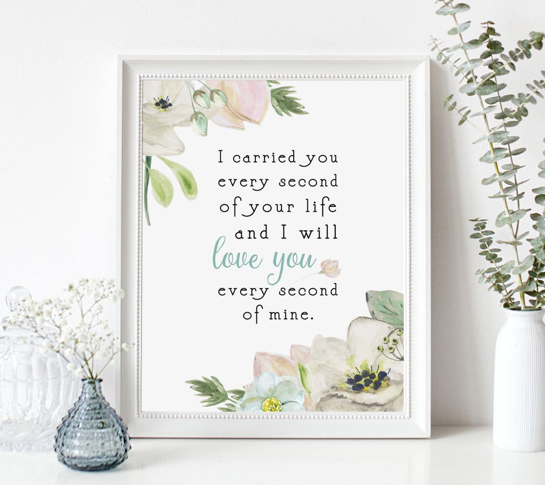 PRINTABLE Miscarriage Sympathy Gift Print, DIGITAL File, Instant ...