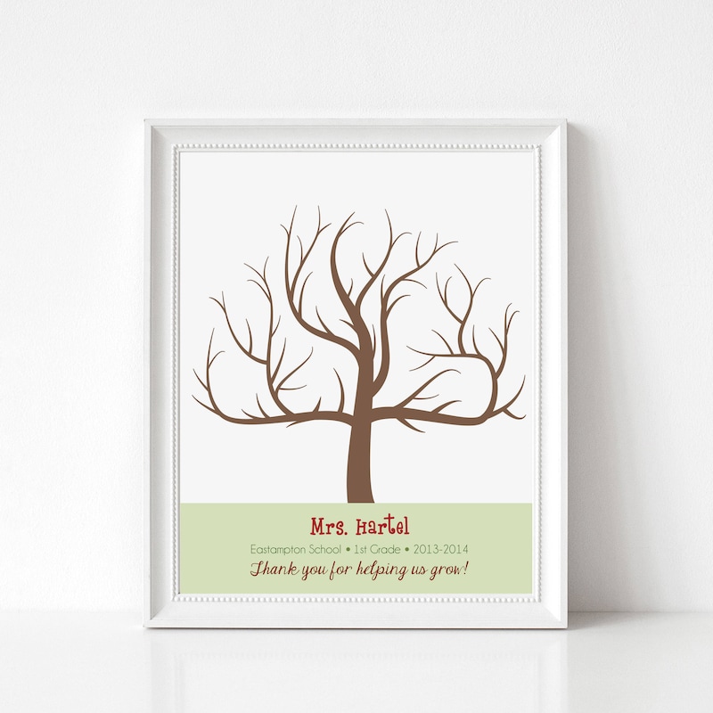 Thumbprint Tree - Etsy