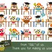 Teacher Gifts, Owl Themed Art Print, Gift From Class, End of Year Gift ...