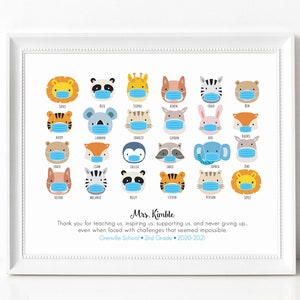 Quarantine Teacher Gift Print, Covid Teacher Appreciation Sign ...