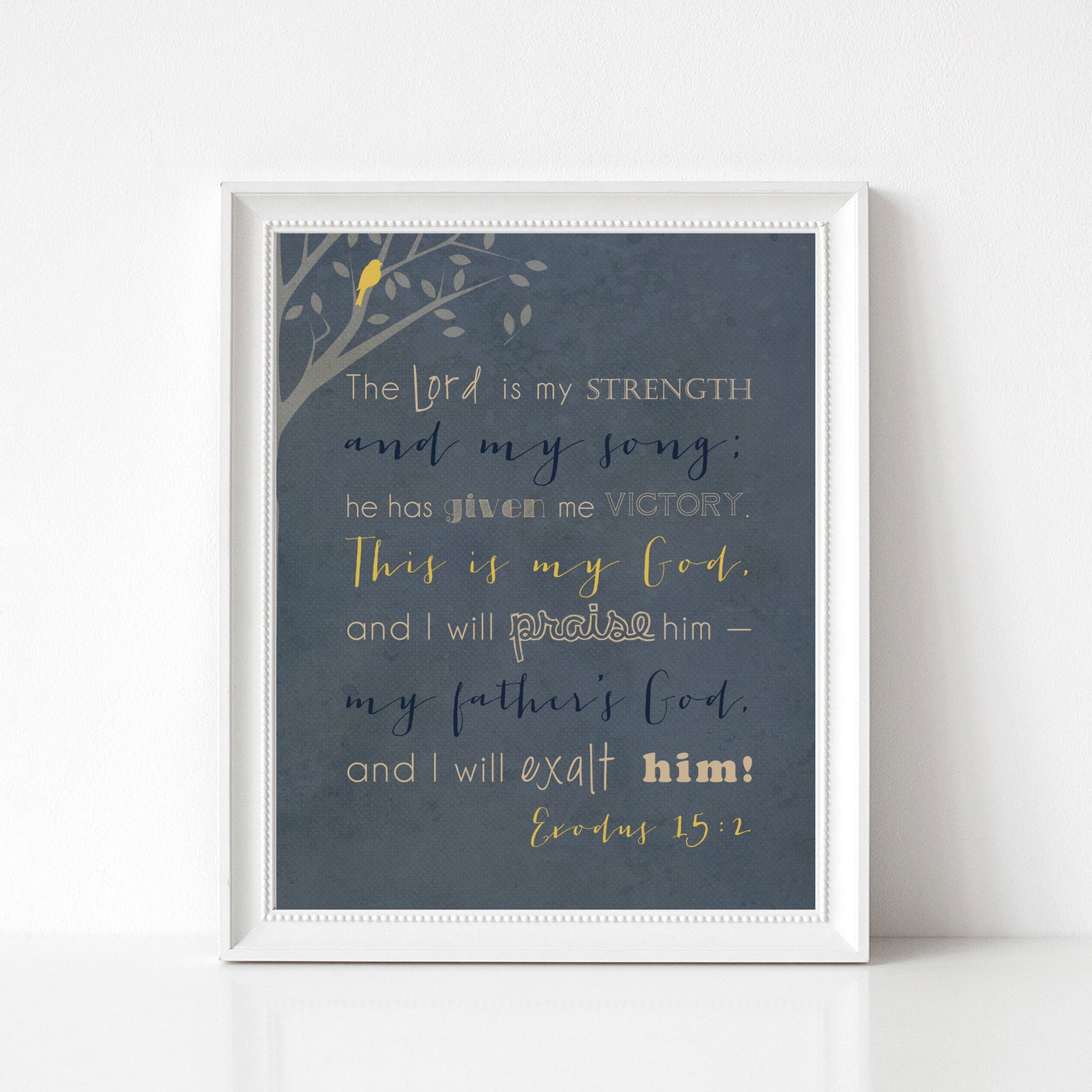 Bible Verses for the Wall Scripture Wall Art Print Many - Etsy