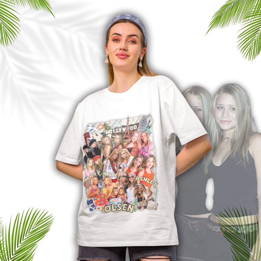 Mary-kate and Ashley Olsen Twins 2000s Shirt Cute T-shirt 90s Tee Style ...
