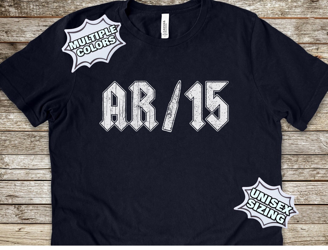 AC/DC Style AR Tshirts, Ar15 Tshirt, Ar15 Shirts, Ar Shirt, Ar15 ...