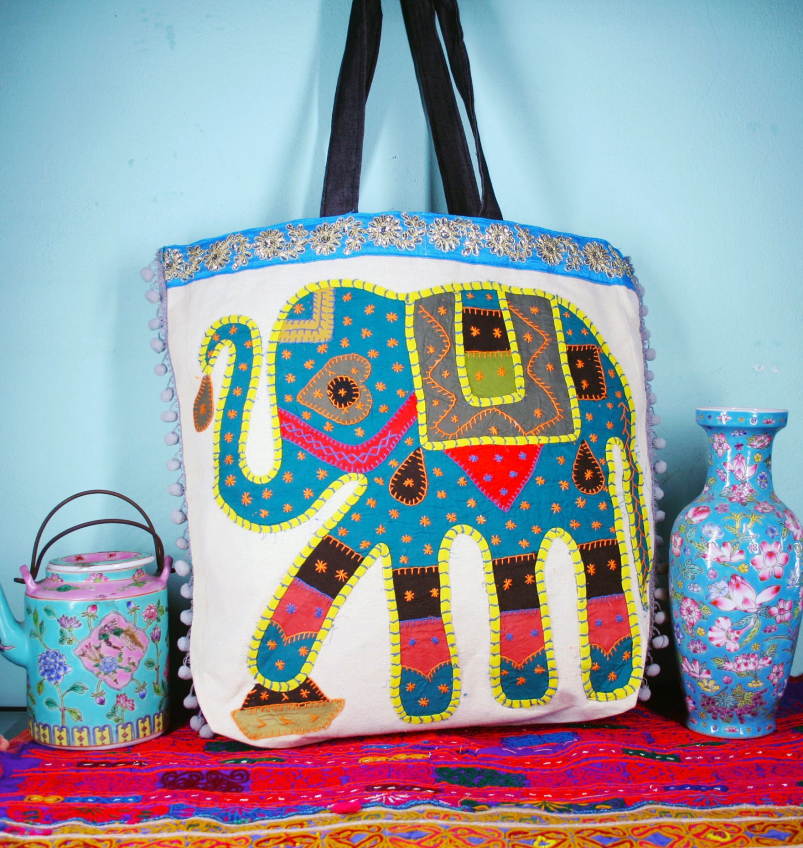 Elephant Tote Bag - Etsy