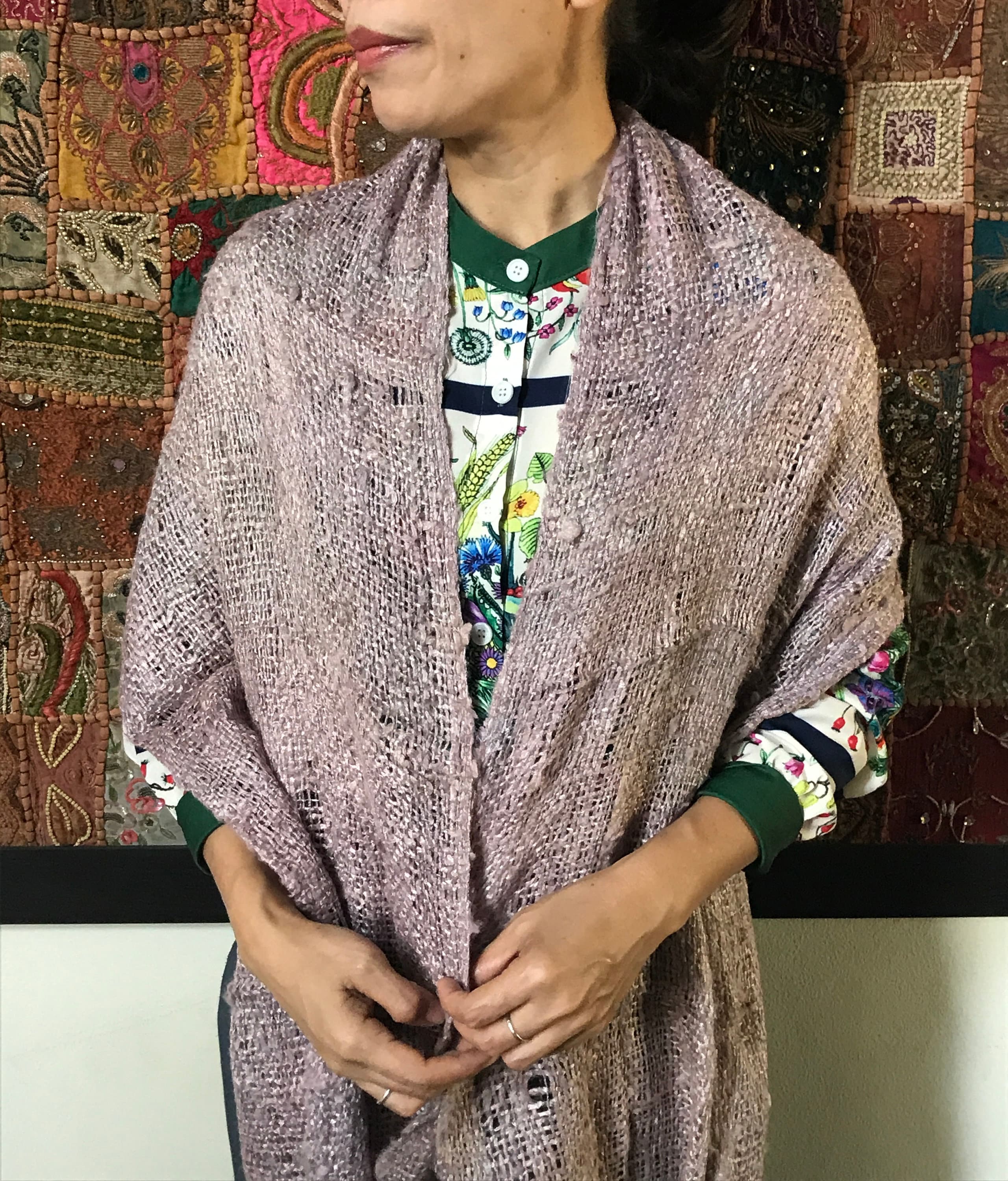 Soft Raw Silk Scarf - Etsy