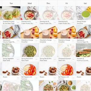 Spring RESET Complete 4-week Meal Plan - Etsy