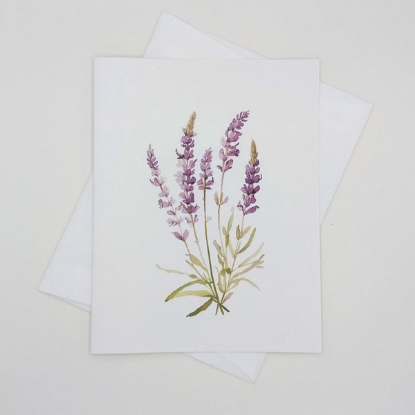 Lavender Cards - Etsy