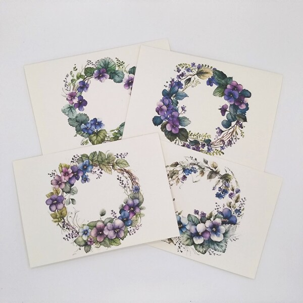 Violet Card - Etsy