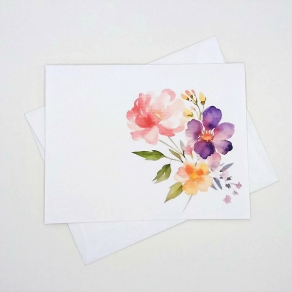 Hammered Flower Cards - Etsy