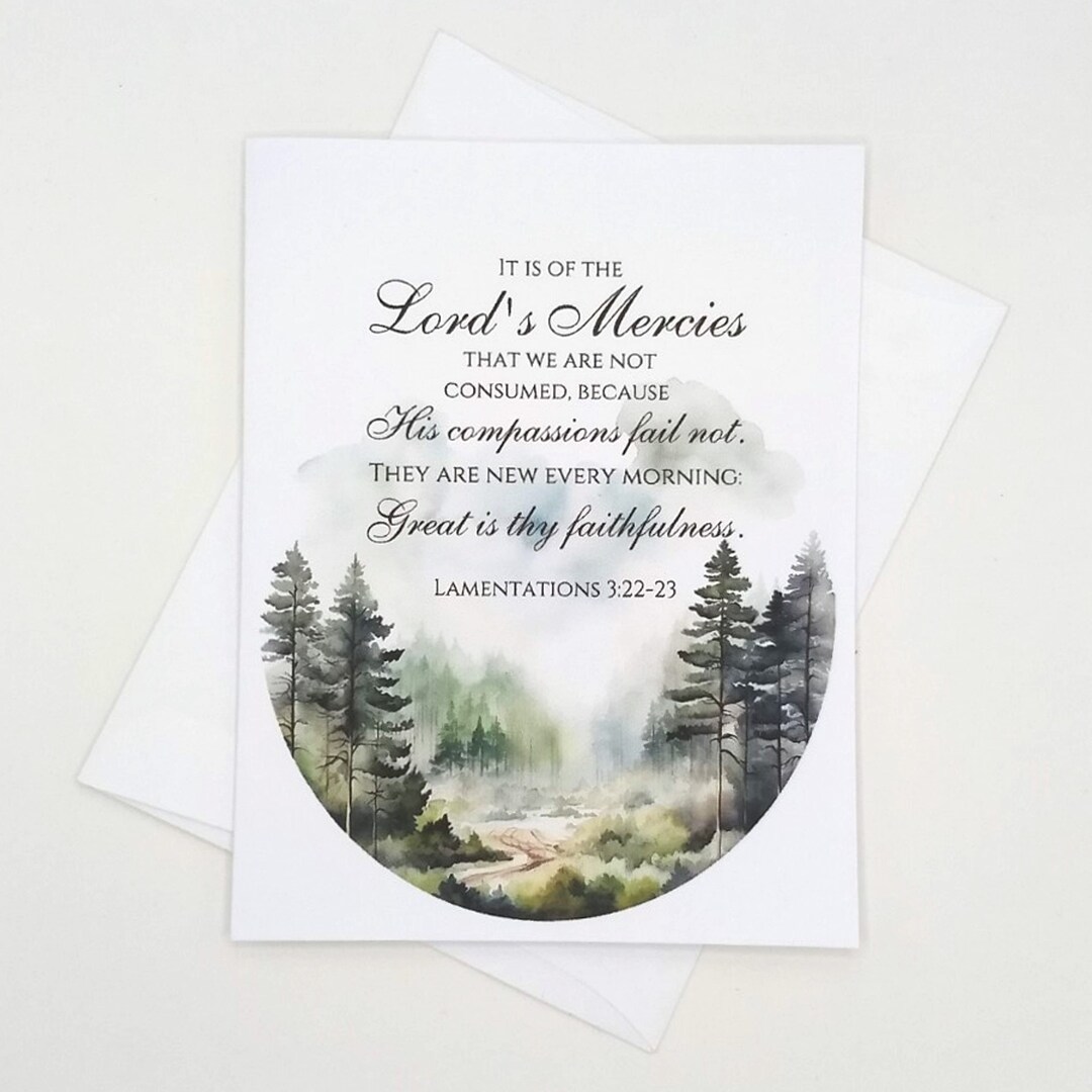 Religious Note Cards, Set of 8 Blank Matching Cards, Scripture ...