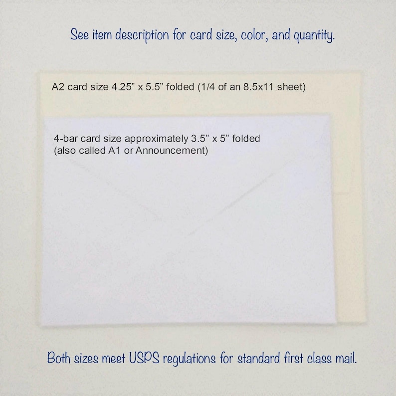 Christmas Tree Card Set, 8 Matching Winter Holiday Note Cards, Blank ...