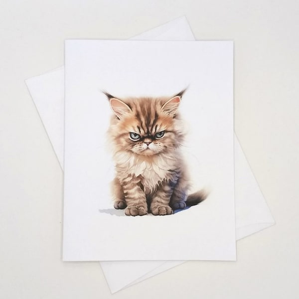 Grumpy Cat Card - Etsy