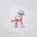Christmas Cards, Snowman Note Card Set, Snow, Winter, Cute Snowmen ...