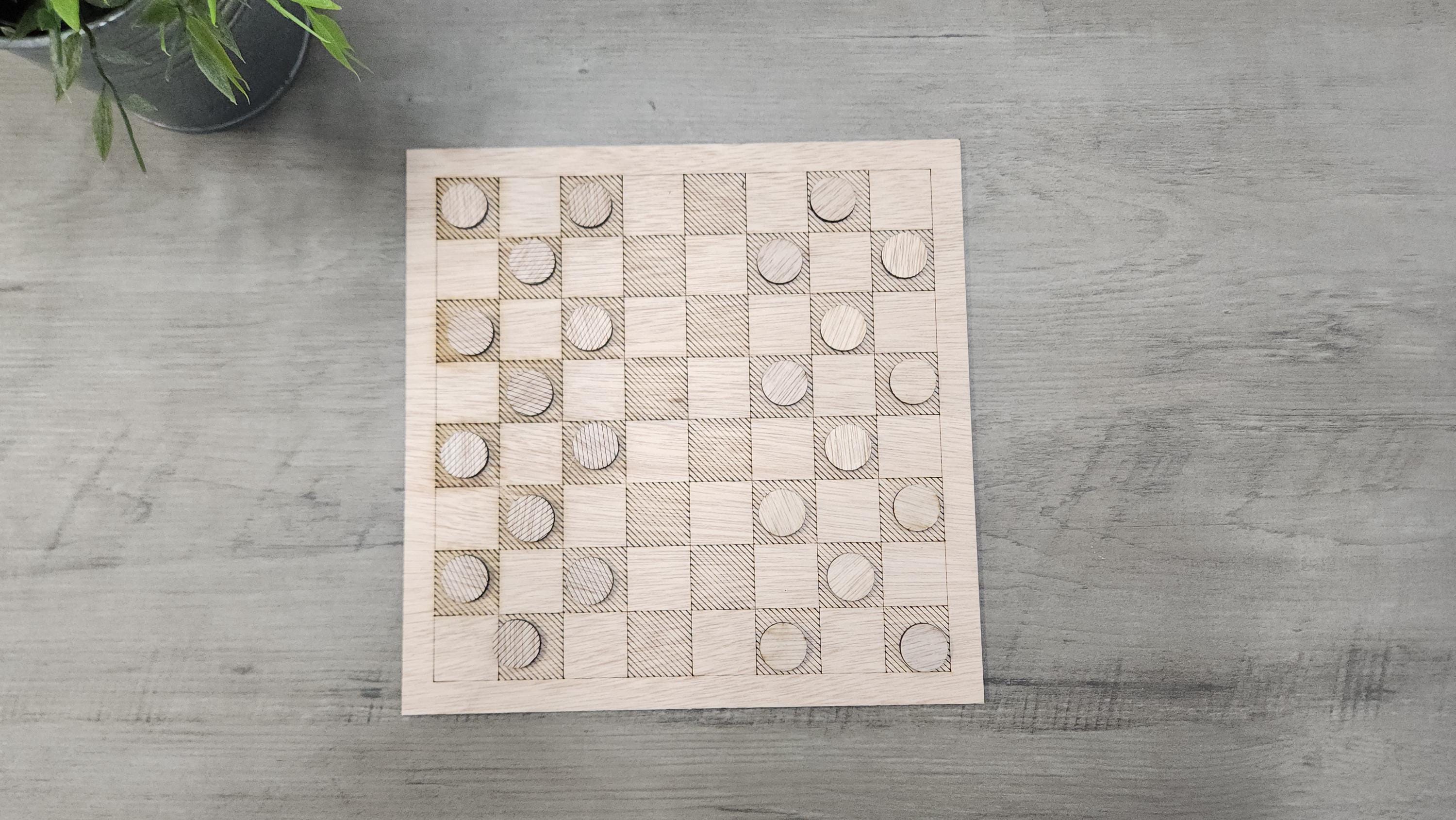 Chess and Checkerboard - Digital Laser Cutting File - Etsy