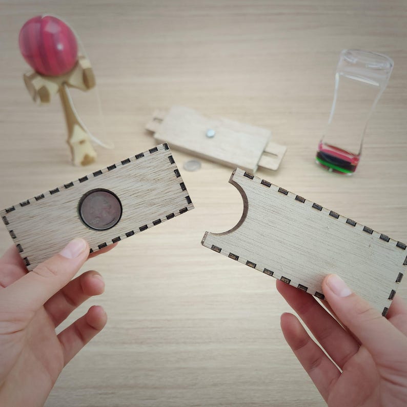 Magic Quarter Box - Digital Laser Cutting File - Etsy