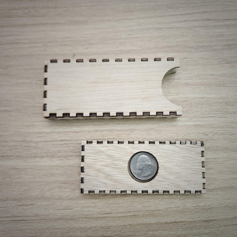 Magic Quarter Box - Digital Laser Cutting File - Etsy