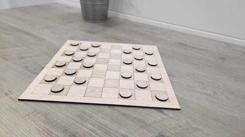 Chess and Checkerboard - Digital Laser Cutting File - Etsy