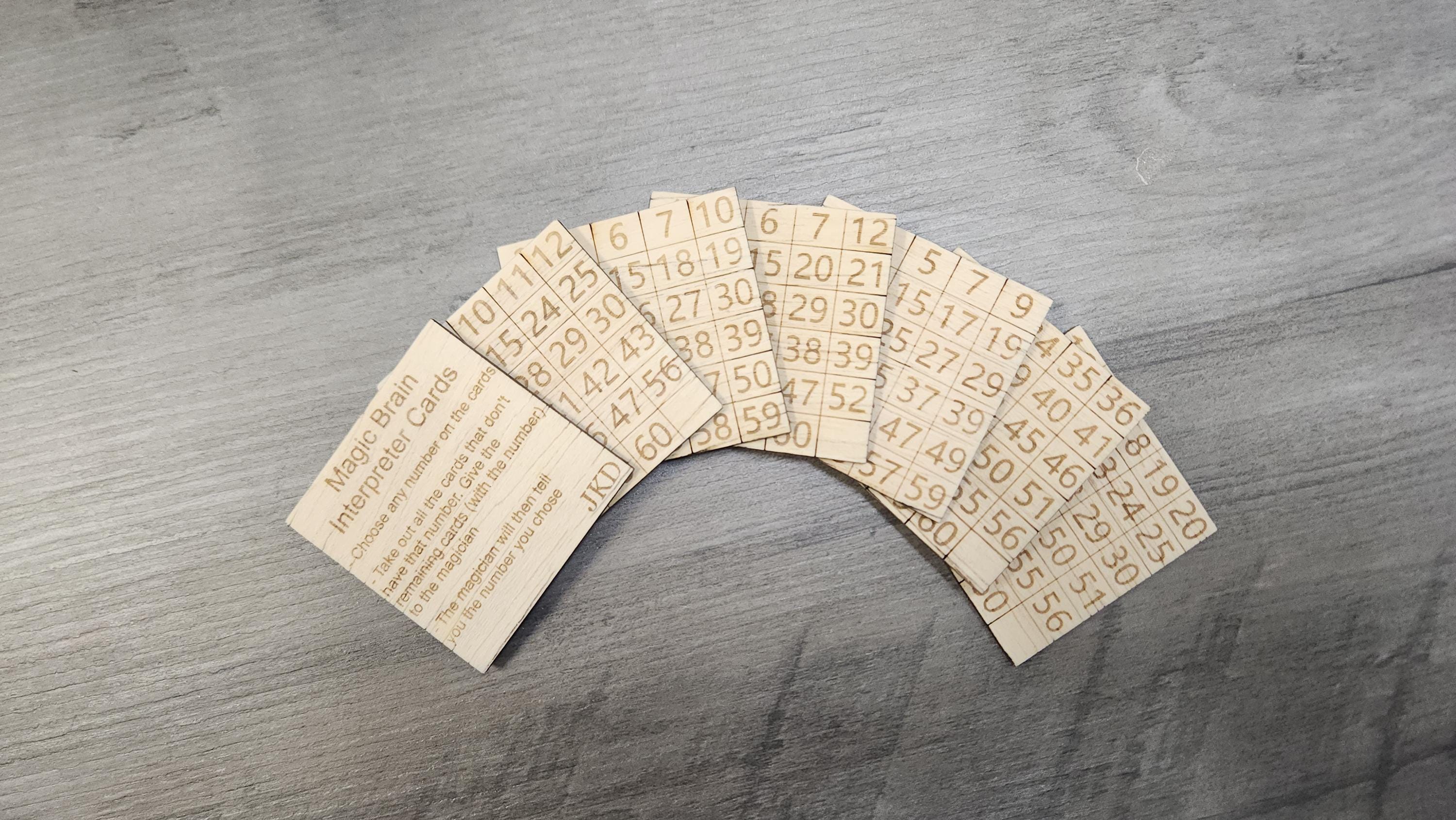 Magic Brain Interpreter Cards - Digital Laser Cutting File - Etsy