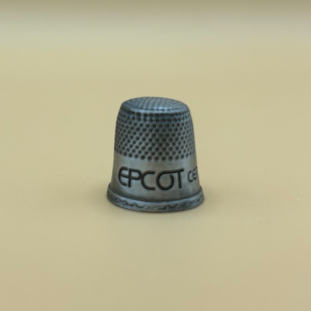 Epcot Center 1987 Thimble Walt Disney, Souvenir, Vintage, Antique, Old ...