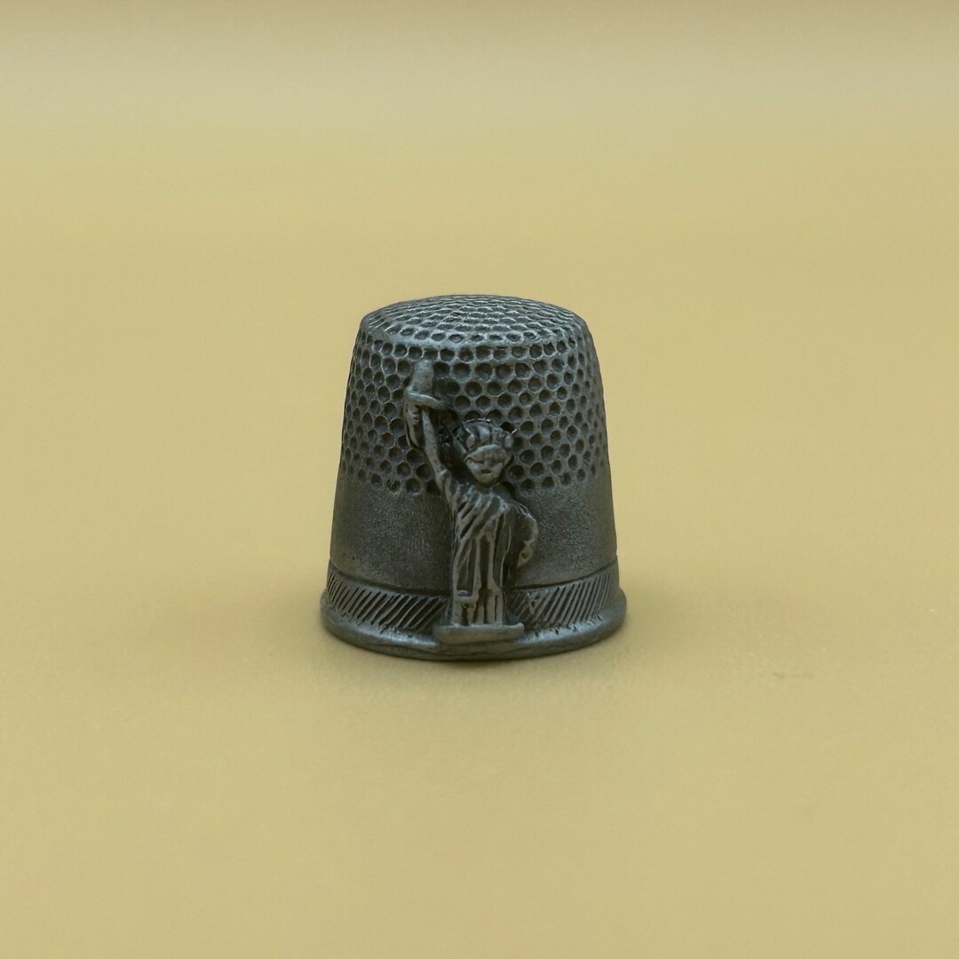 Statue of Liberty Thimble - Vintage, Pewter, Antique, New York ...
