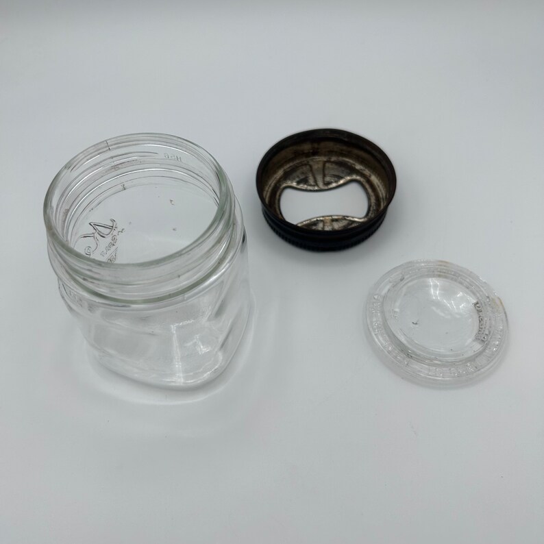 Kerr Self Sealing Wide Mouth Pint Mason Jar With Metal Rim Fruit 3 ...