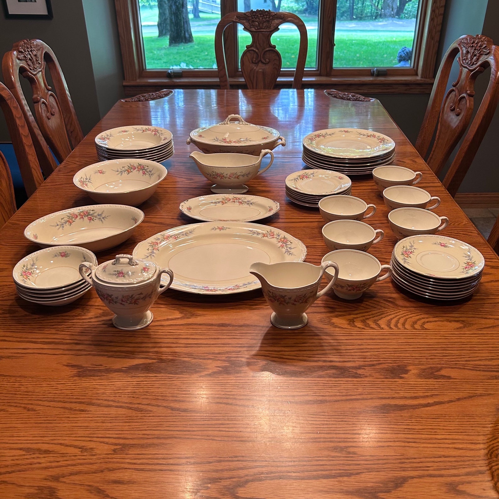 Homer Laughlin Dinnerware Set - Georgian Eggshell Countess Pattern ...