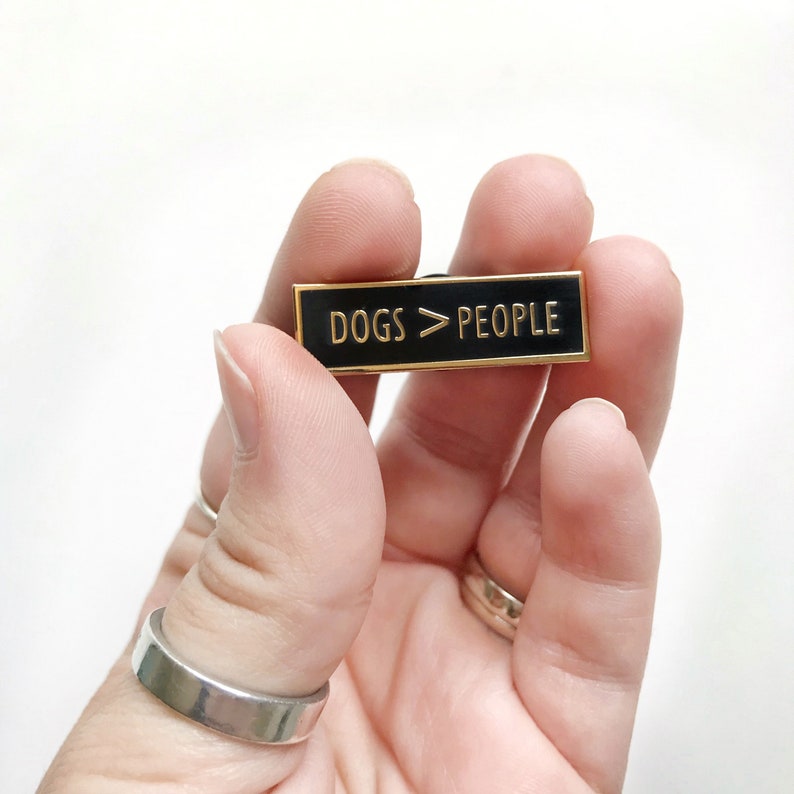 Dogs People Pin Dog Lover Enamel Pin Gifts for Dog - Etsy