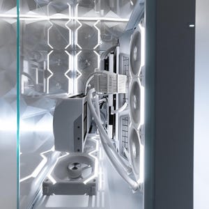 White Gaming PC | "snowblind" Custom High-end Computer | 5090 | I9 ...