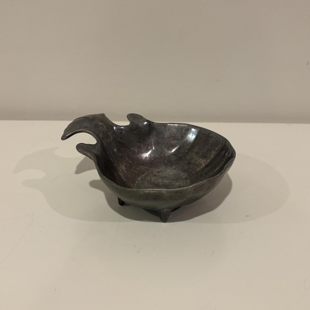 Vintage Pewter Fish Bowl- the Wilton Co RWP- Candy Dish- Trinket Dish ...