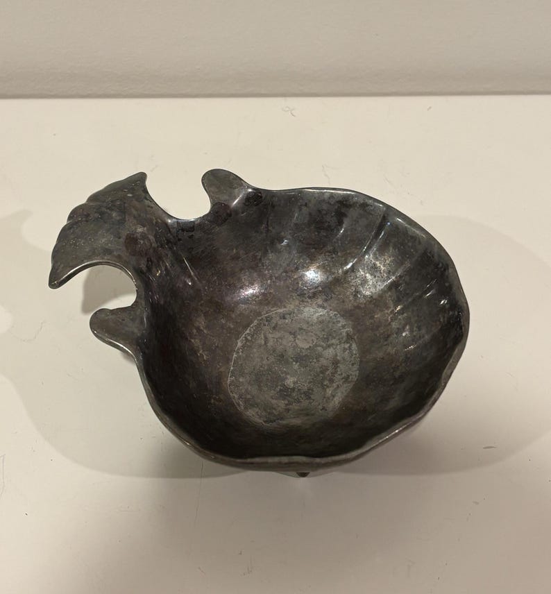 Vintage Pewter Fish Bowl- the Wilton Co RWP- Candy Dish- Trinket Dish ...