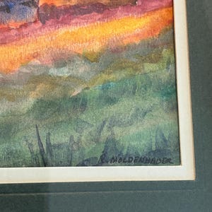 Original Watercolor Barn Landscape Painting- Artist Signed- Free ...