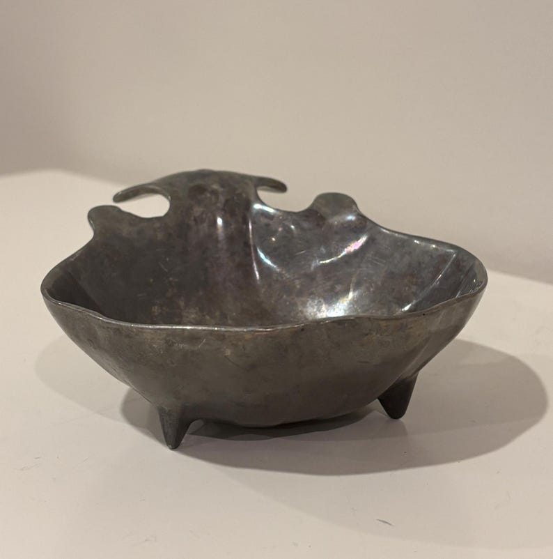 Vintage Pewter Fish Bowl- the Wilton Co RWP- Candy Dish- Trinket Dish ...