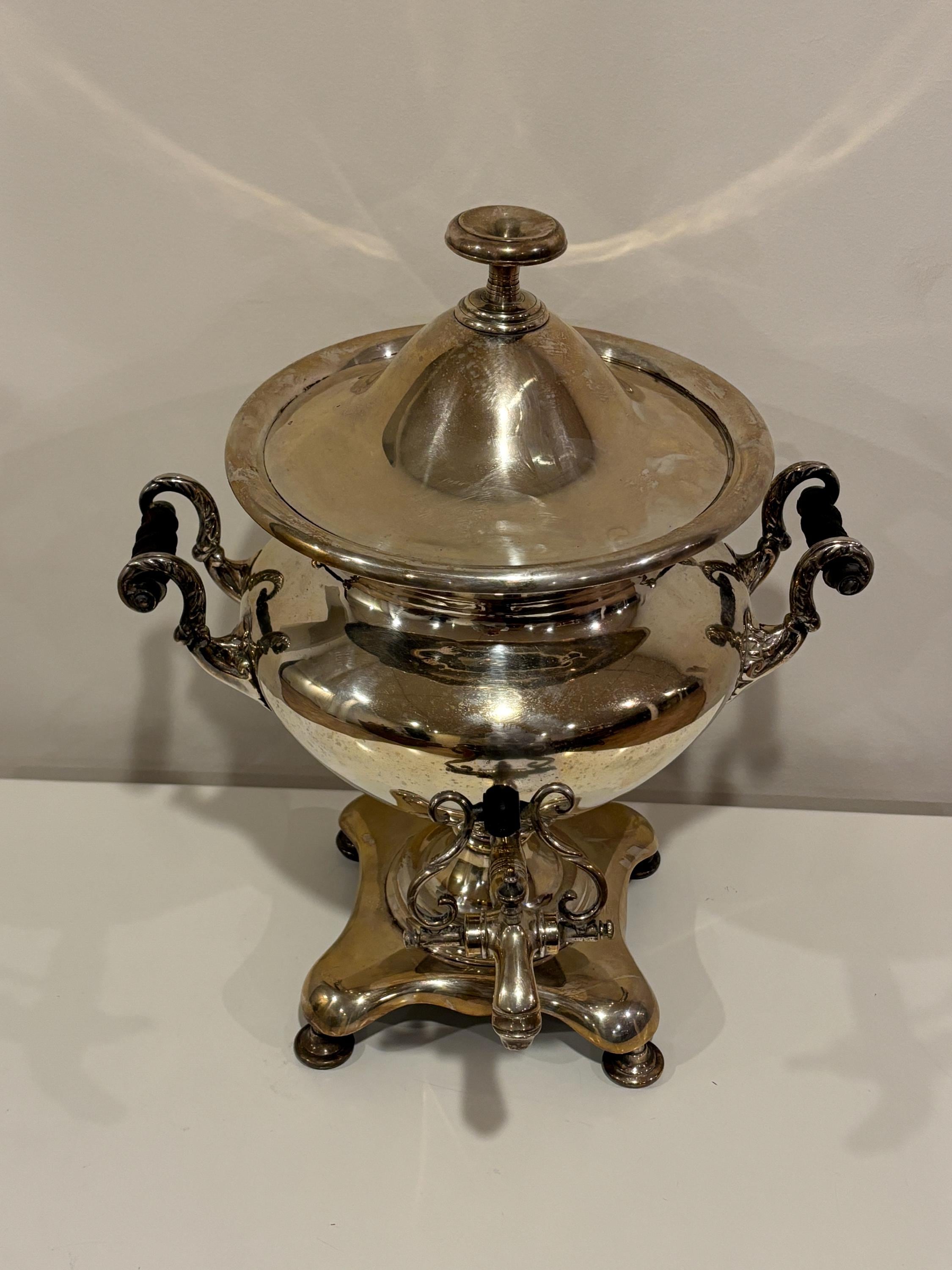 Vintage Silver Coffee and Tea Urn- Samovar- Free Shipping - Etsy