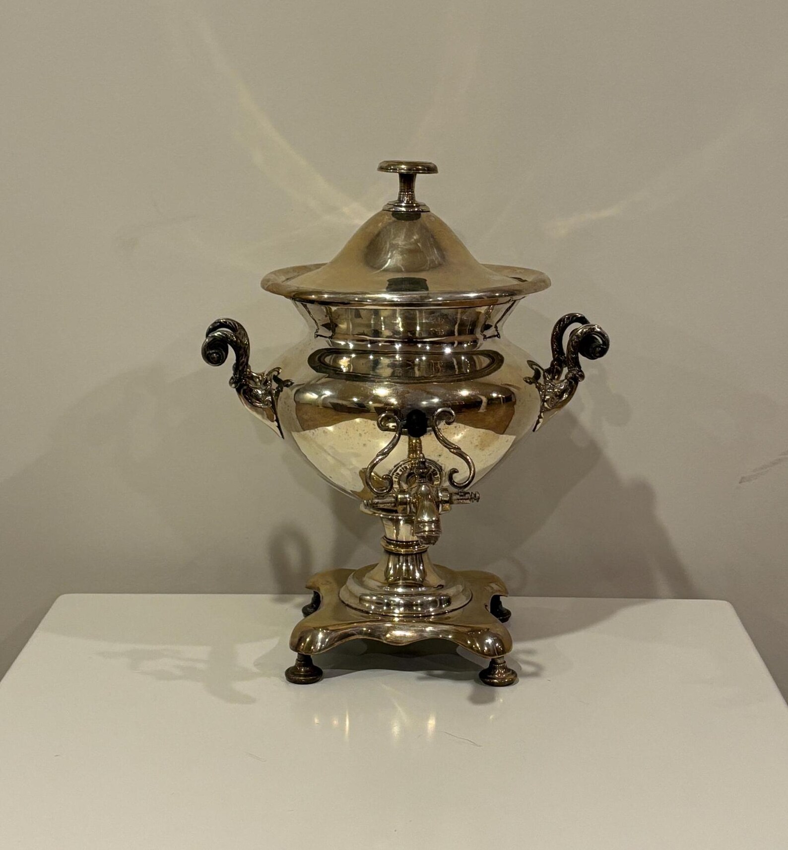 Vintage Silver Coffee and Tea Urn- Samovar- Free Shipping - Etsy