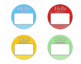 Party name tag | Etsy