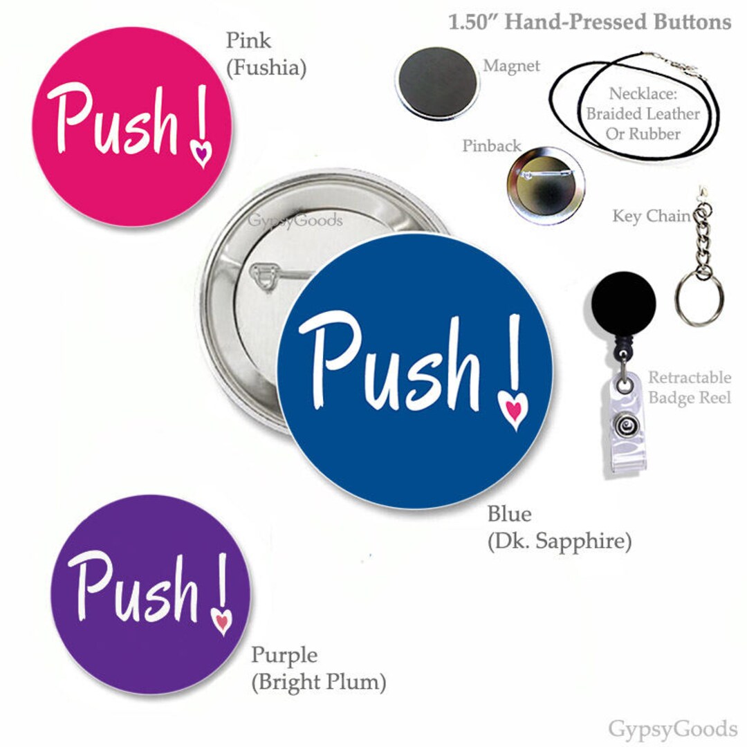 Push Pin, Badge Labor and Delivery Nurse Badge Reel - Etsy