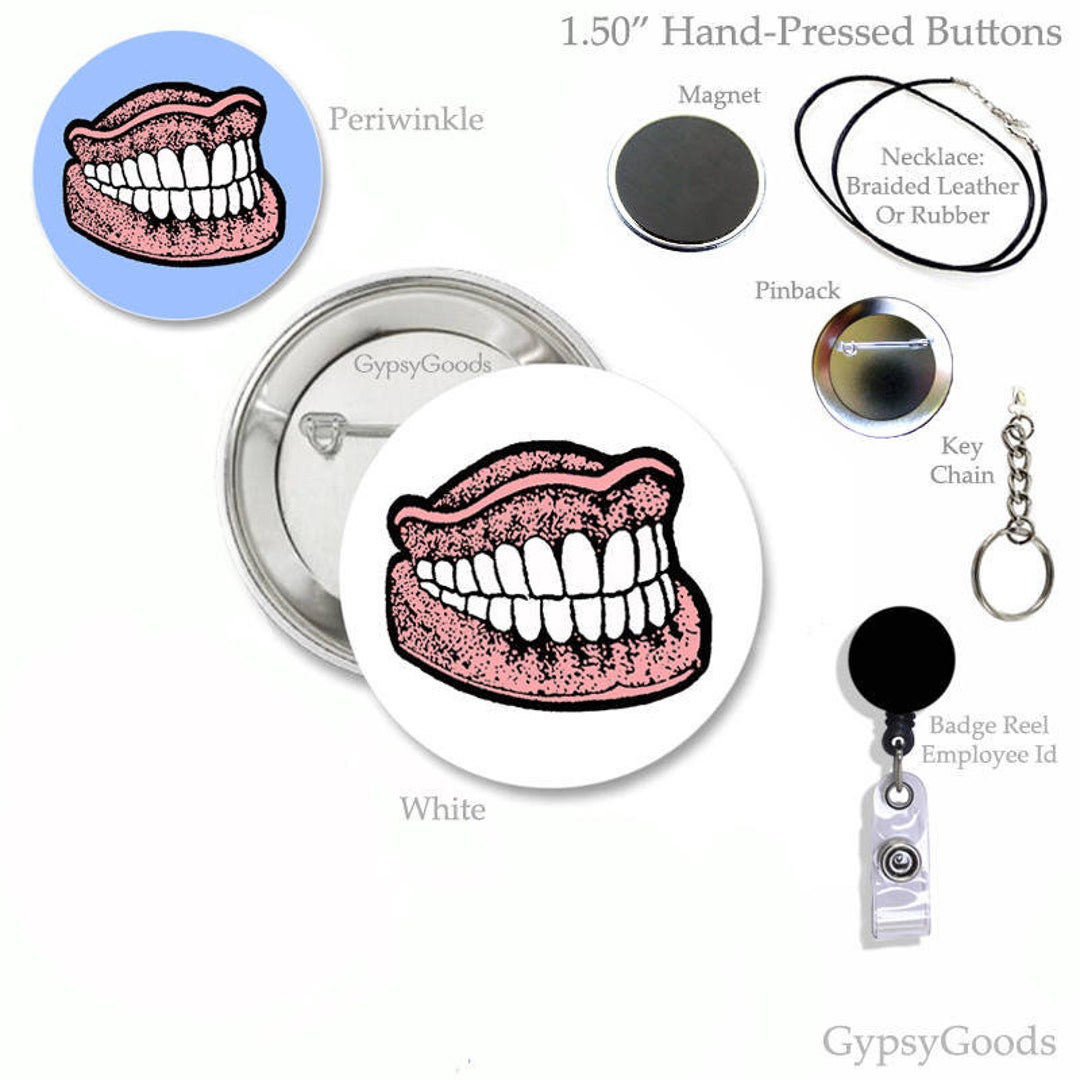 SMILE! Pin Back Fun, Novelty BUTTONS - Etsy
