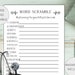 Printable Nurse Word Scramble Game, Nursing Theme, Graduation Games ...