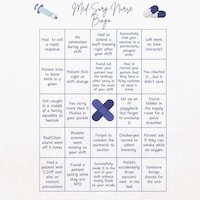 Nurse Aide Bingo Sheet Printable PDF | CNA Bingo | Nursing Home Bingo ...