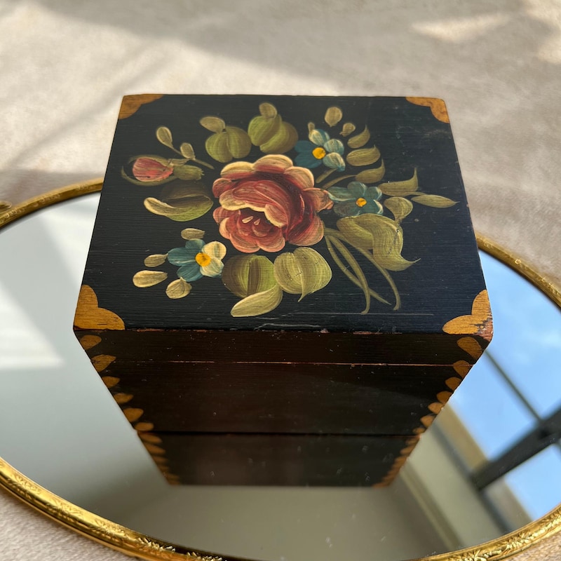 Painted Jewelry Box - Etsy
