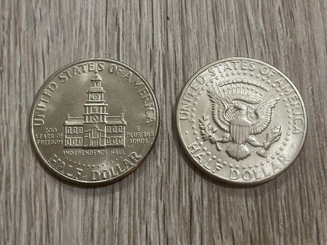Kennedy Half Dollar Set: Bicentennial 1976 Coin - Etsy