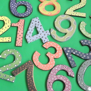 Modern House Numbers Custom Made - Etsy