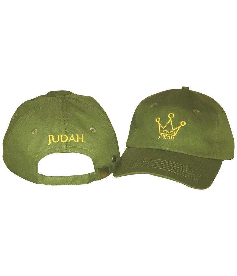 Hebrew Israelite Dad Hat, Tribe of Judah Dad Hat, Olive Green Dad Cap ...