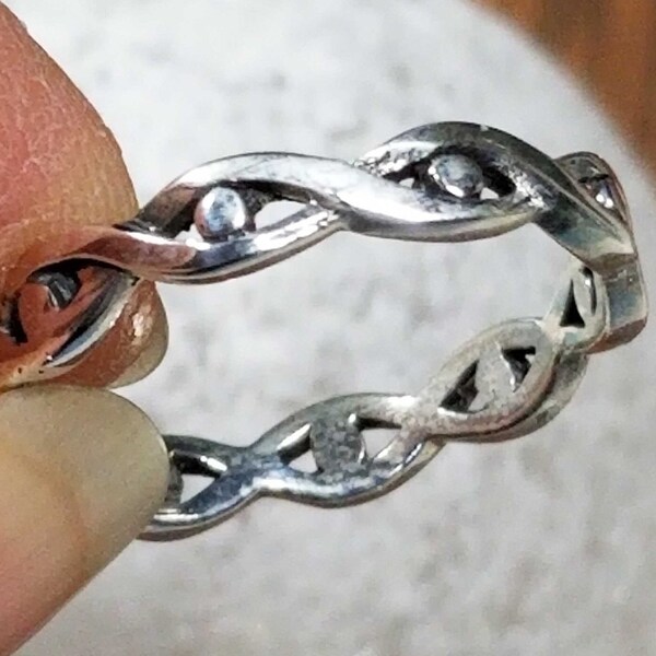 Vintage Sterling Silver Ring - Etsy